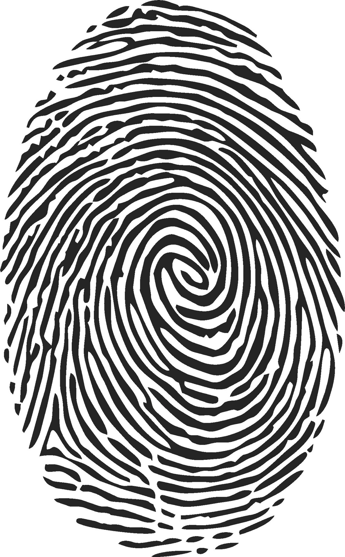 Fingerprint SVG Clipart: Biometric Thumb Print (digital Download) - Etsy