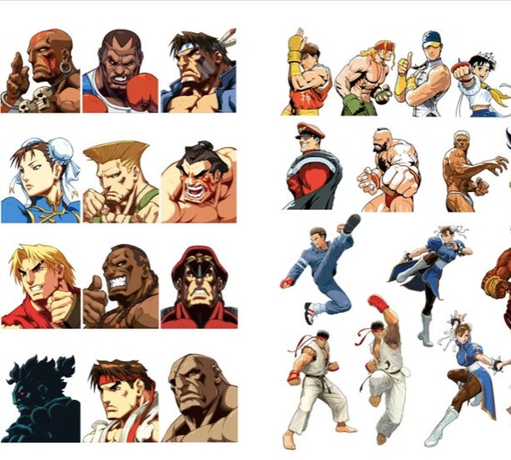 Street Fighter Sjablonen 2nd Street Fighter New Challenger Art Contest