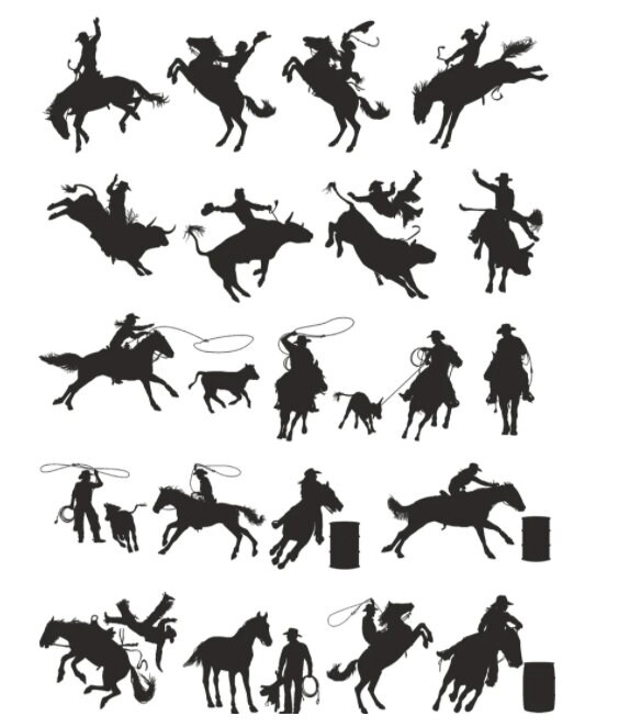 Cowboy SVG Bundle: Western Cut Files (digital Download) - Etsy