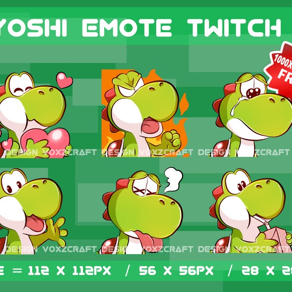 Mario Twitch Emotes. - Etsy