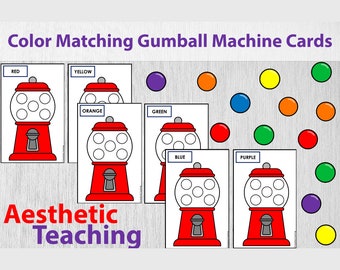 Color Sorting Card - Etsy