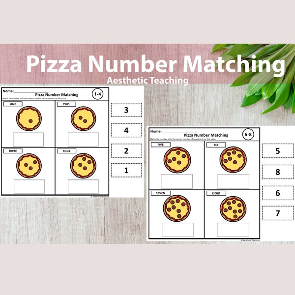 Number Matching - Etsy