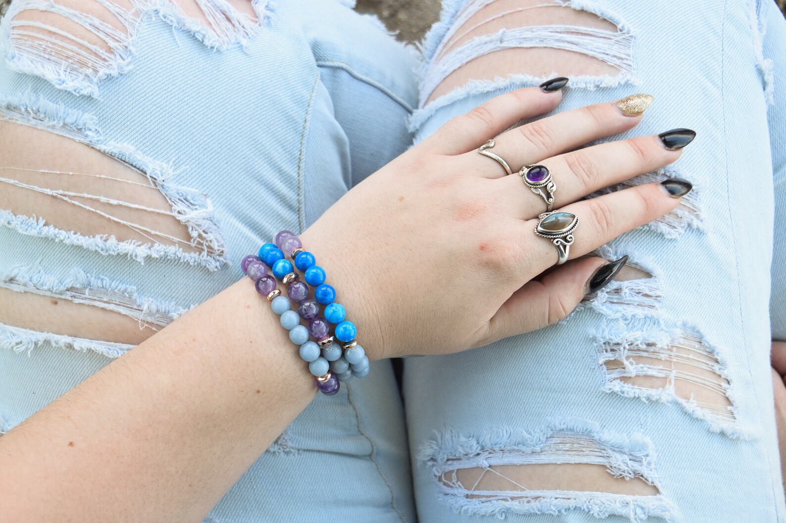 Calm And Clear Spell Bracelet Etsy