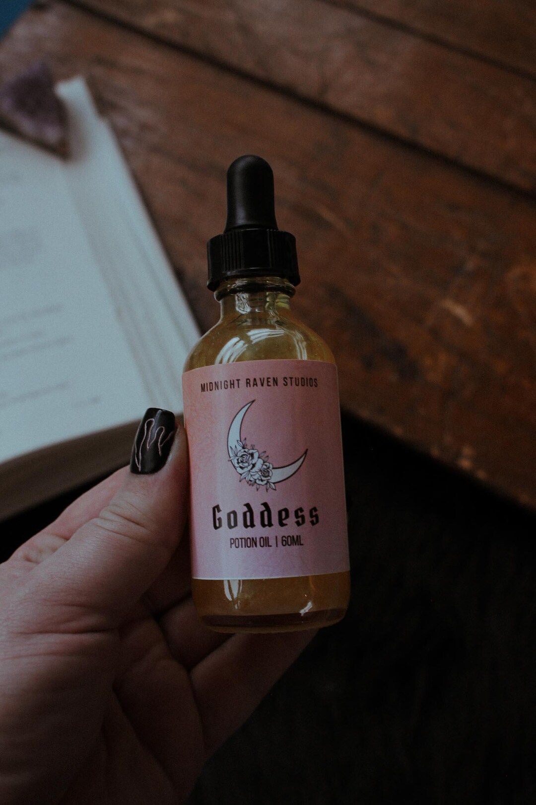 Goddess Potion Oil, Sandalwood Rose Scented, Witch Spell, Bath Oil ...
