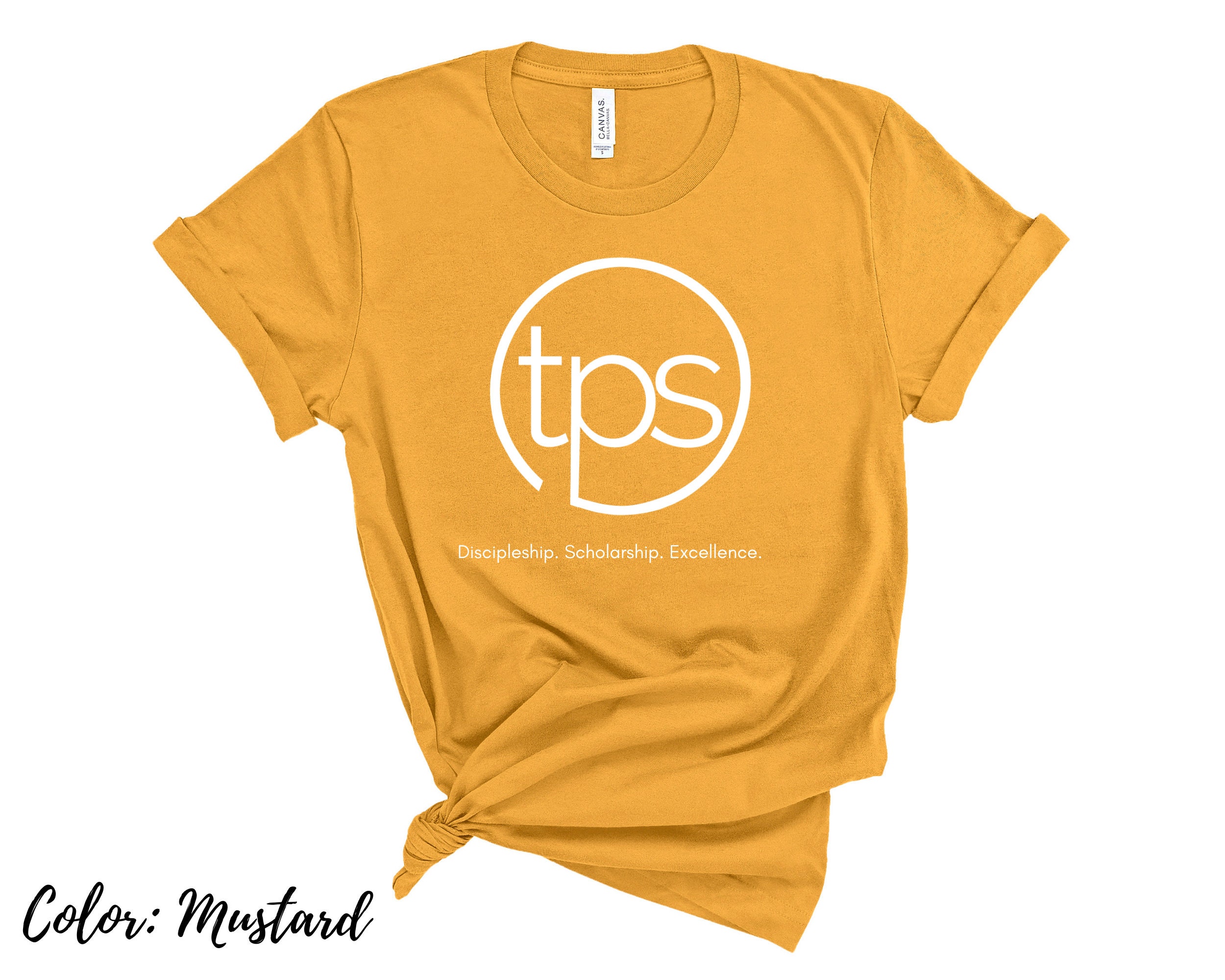 TPS School Short Sleeve Shirt Discipleship Scholarship Excellence - Etsy