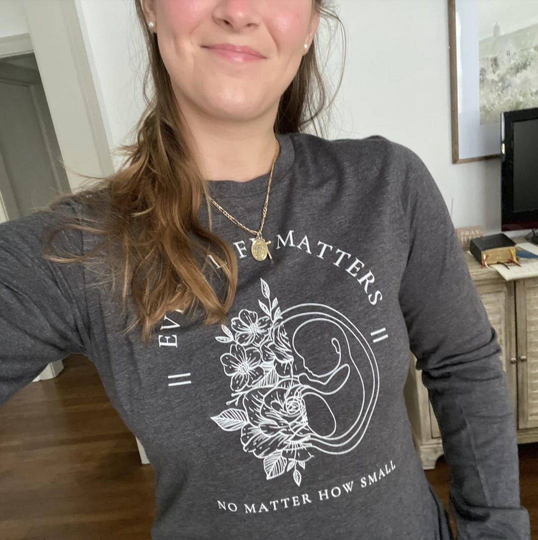 Every Life Matters Pro-life Shirt, White Font, Save the Babies ...