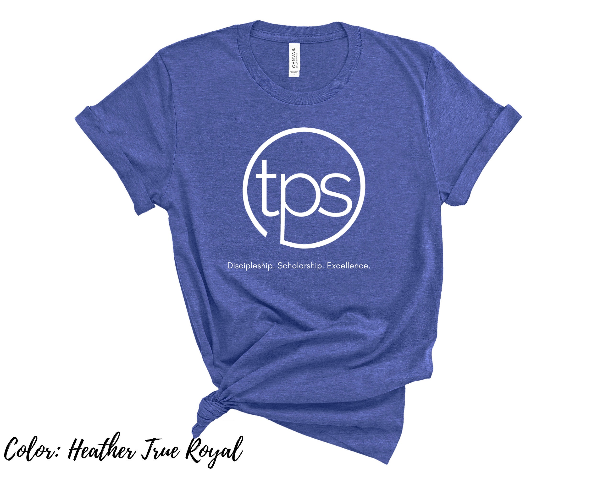 TPS School Short Sleeve Shirt Discipleship Scholarship Excellence - Etsy