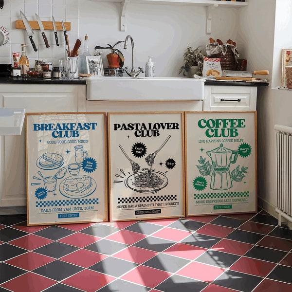 Retro Kitchen Art - Etsy