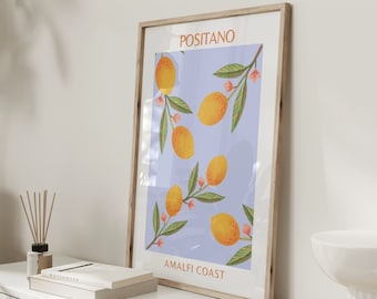 Lemon Branch Print/positano Poster/ Pop Art Posters/ Colourful - Etsy