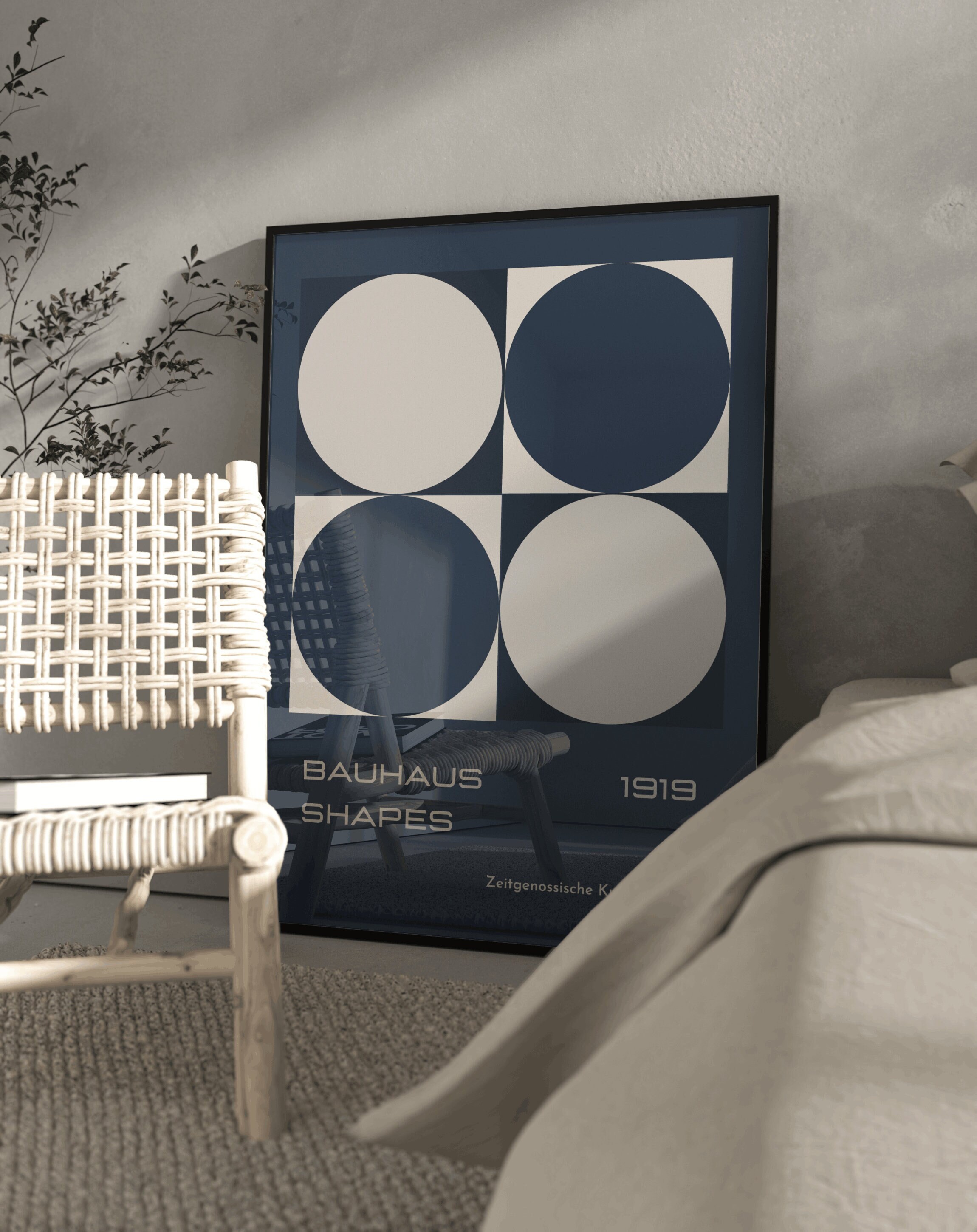 Bauhaus 1919 wall art print — Go Poster Store