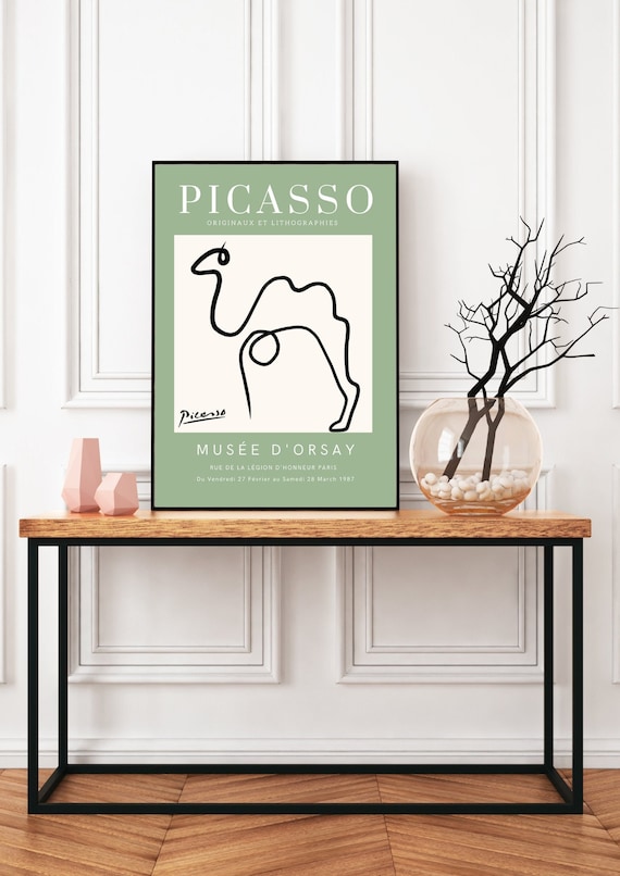 Pablo Picasso Animal One Line Drawing Collection/ Minimalistic | Etsy