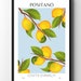 Lemon Branch Print/positano Poster/ Pop Art Posters/ Colourful Posters ...