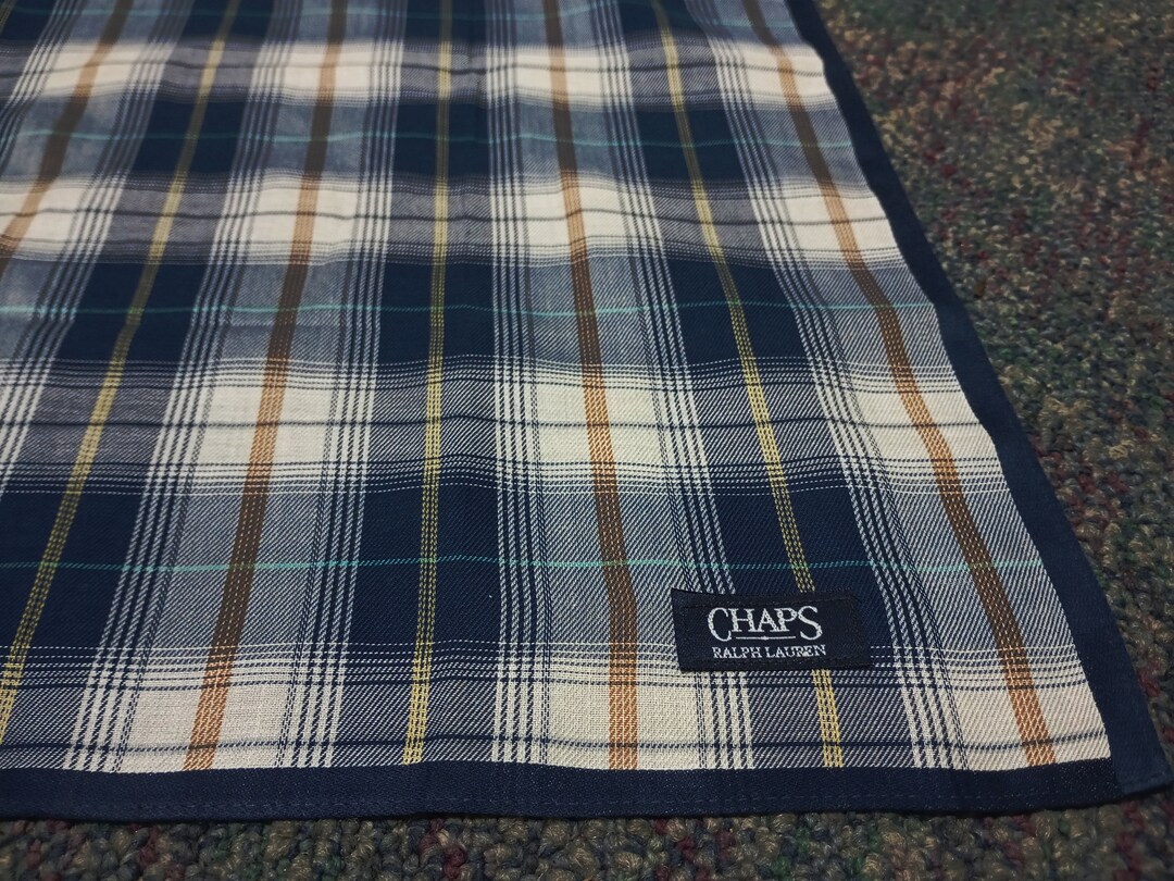 Vintage Chaps Polo Ralph Lauren Handkerchief Pocketsquare Neckerchief ...