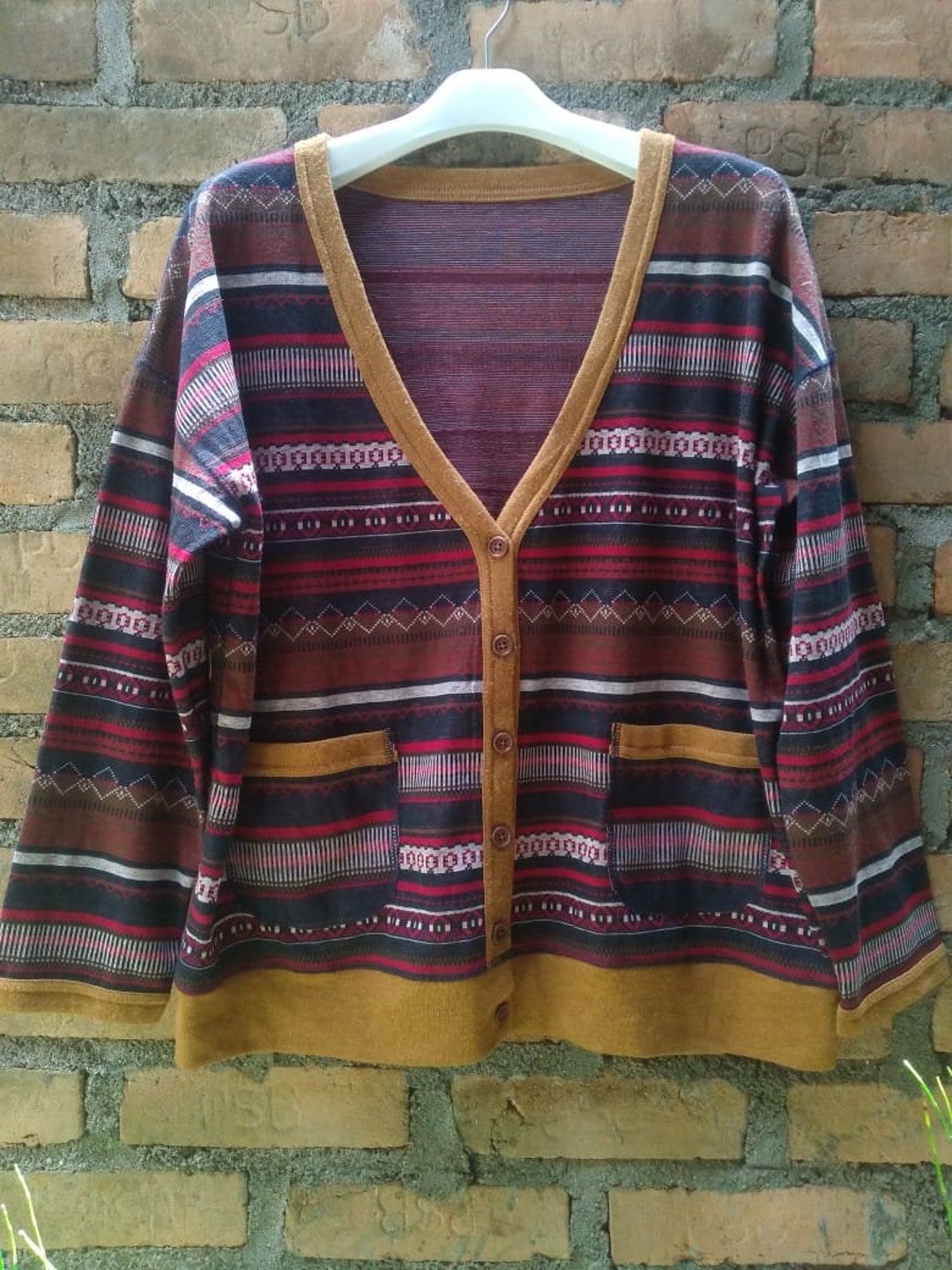 Reversible Cardigan Native Navajo Cardigan - Etsy