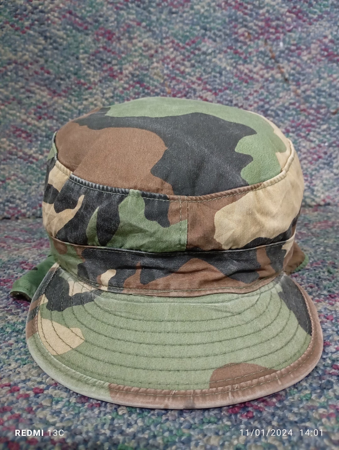 Vintage US Military Hat Cap Camouflage Made in USA - Etsy