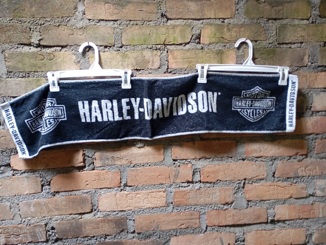 Vintage Harley Davidson Hand Towel - Etsy