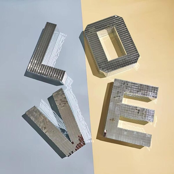 Mirror Letters - Etsy