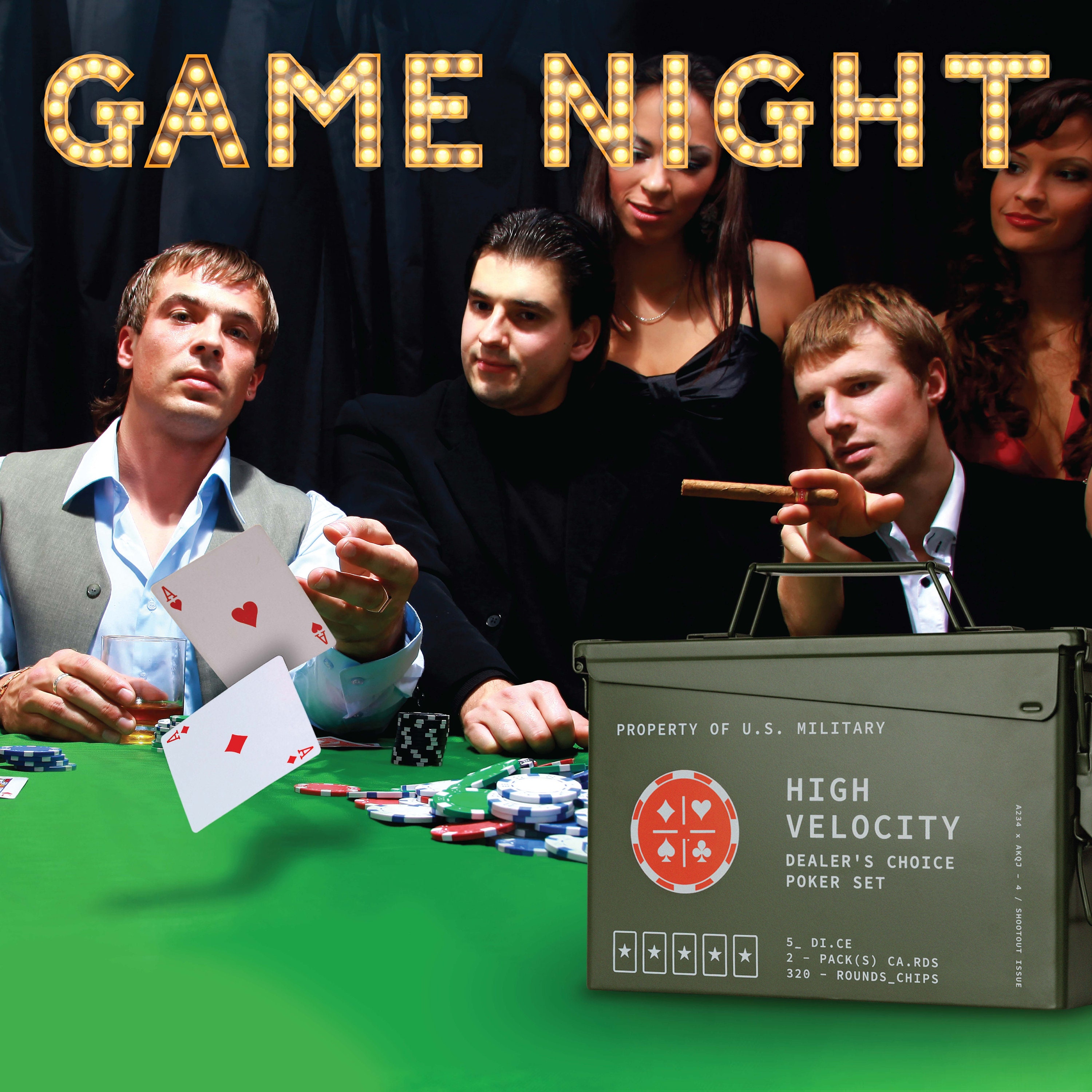 Poker Set Ammo Box Loaded With THE ULTIMATE Poker Arsenal, Playing ...