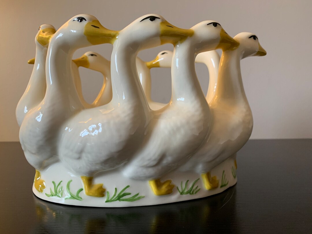 Gaggle of Geese Ceramic Planter Hand Made Decoration - Etsy
