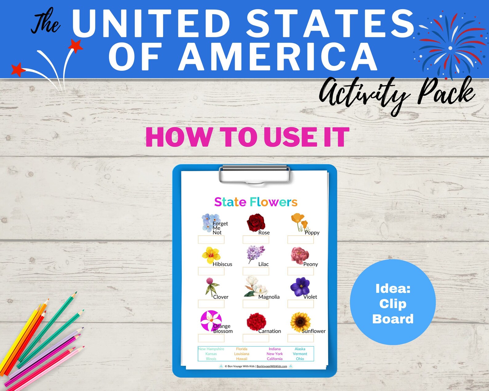 USA Activity Pack for Kids: Printable Games & Coloring Pages (digital ...
