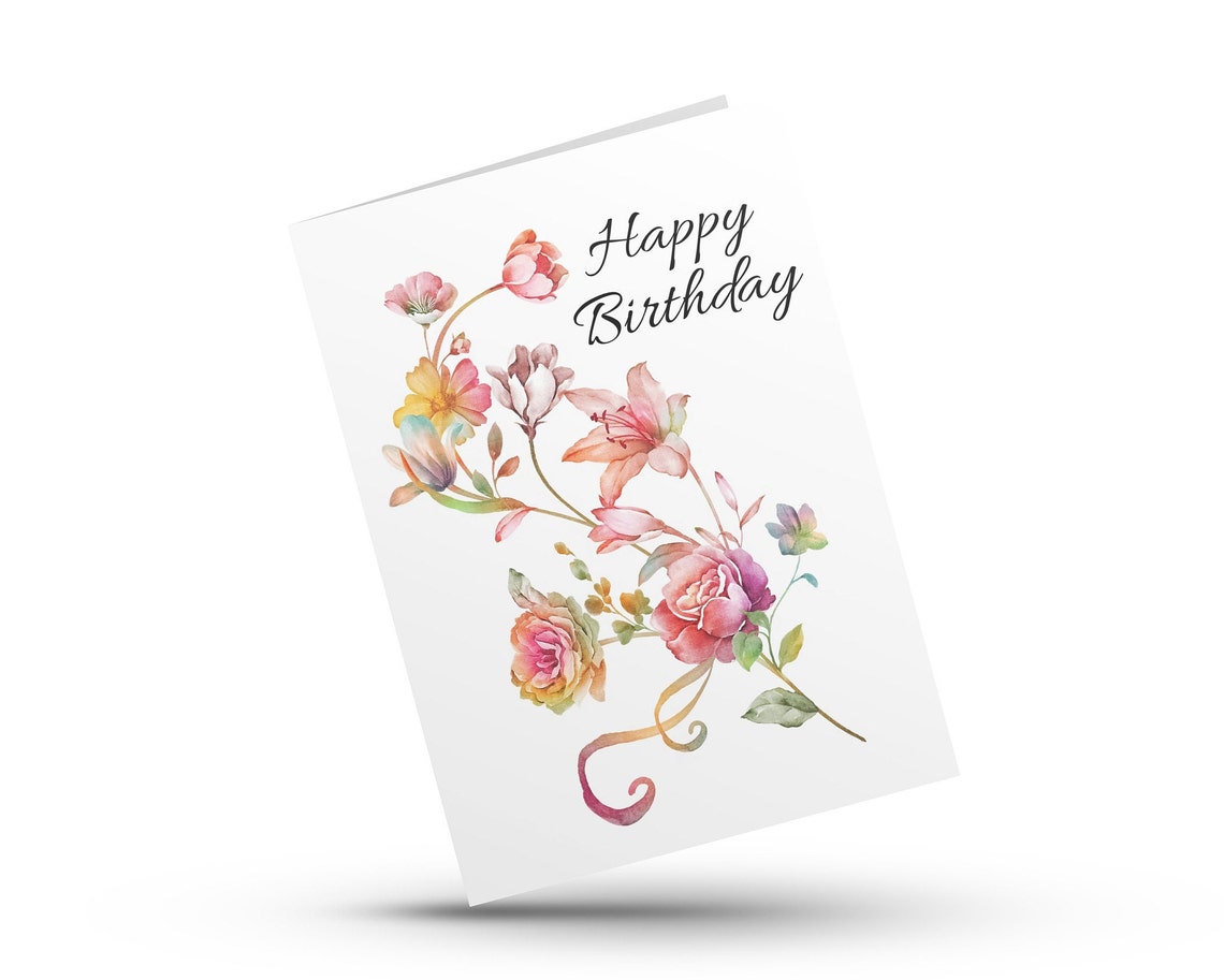 Printable Birthday Card Digital Card Printable Card | Etsy
