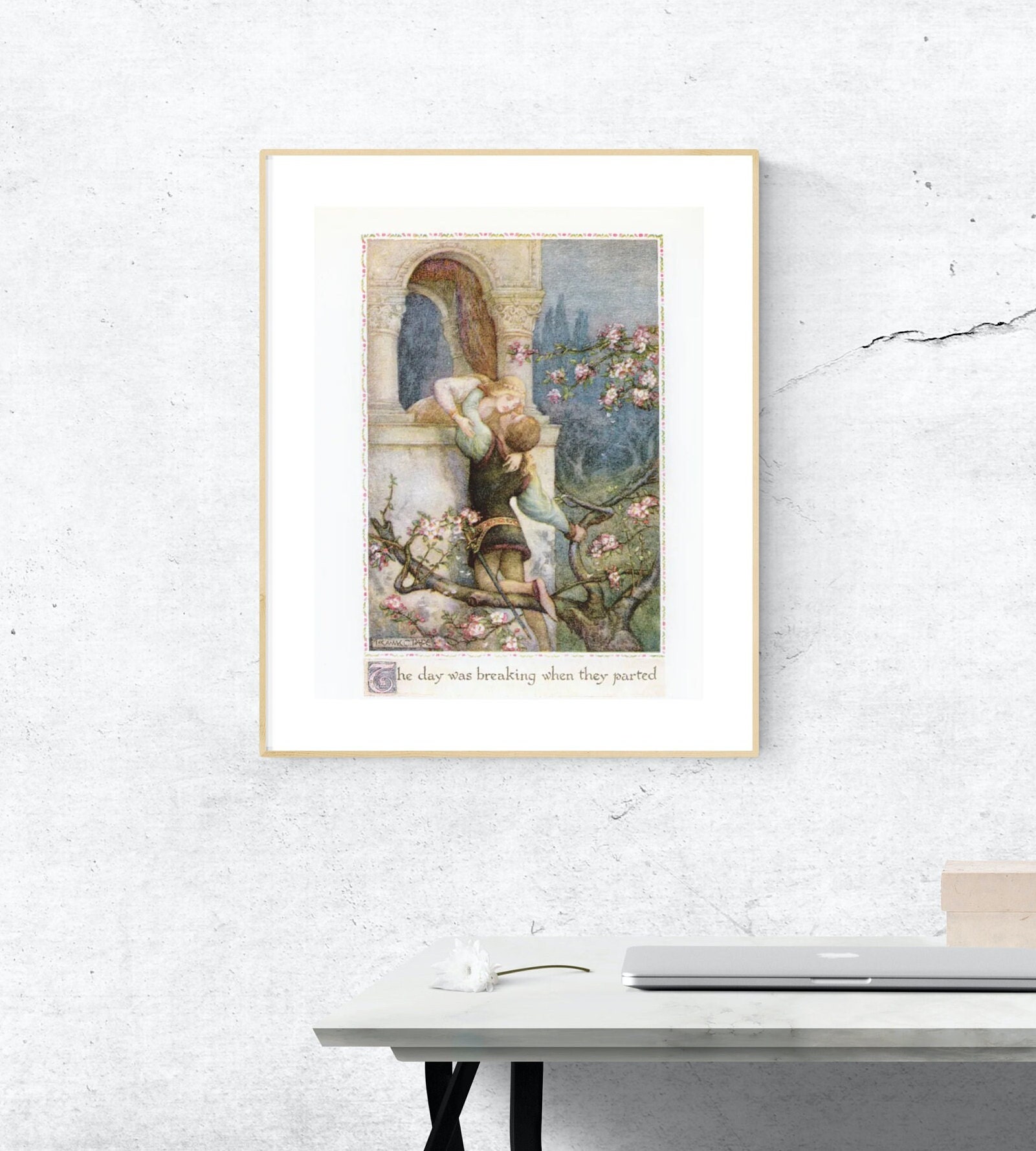 Vintage Digital, Wall Art Image, Download Printable, Romeo and Juliet ...