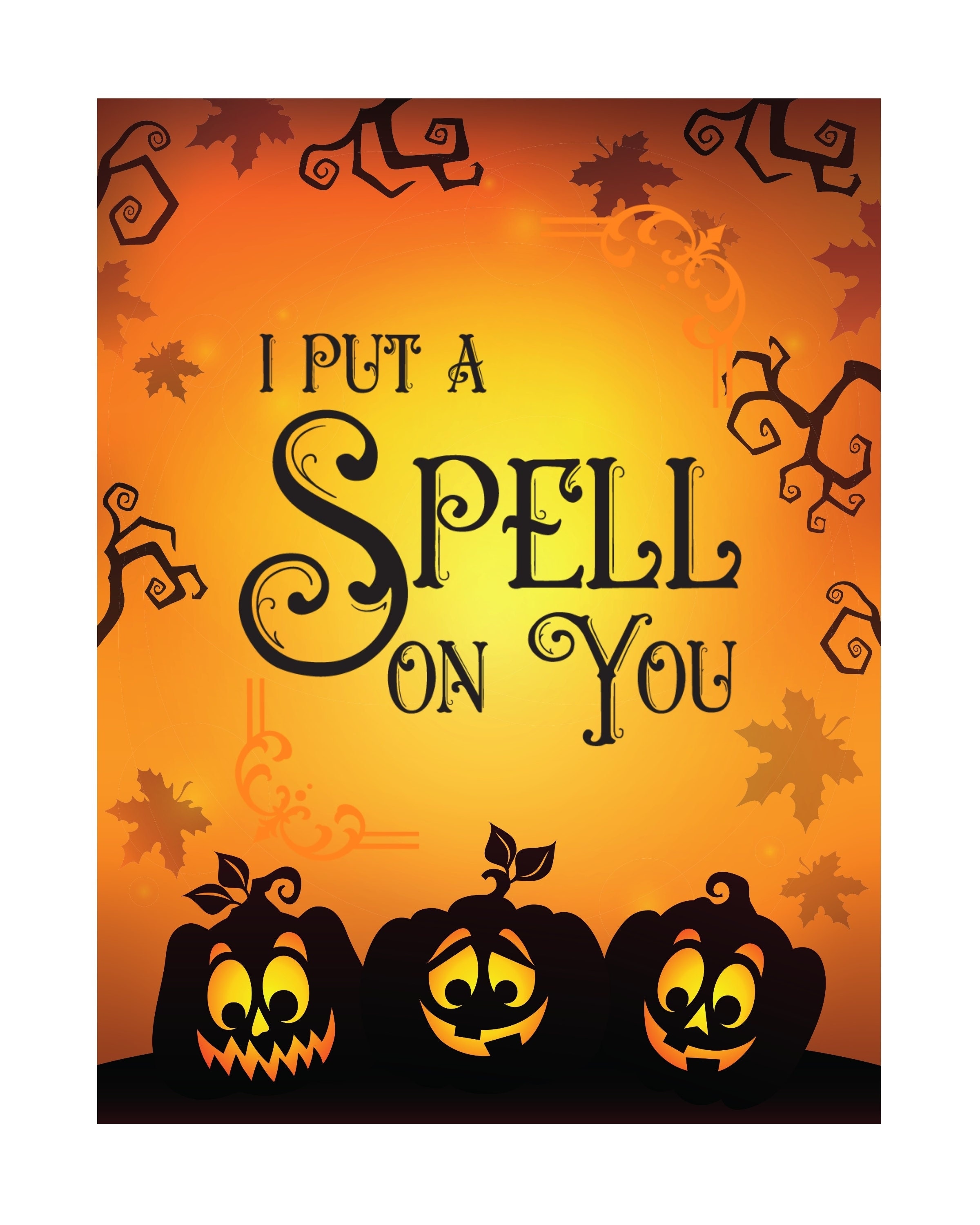 Home Décor Wall Hangings Halloween Decor *DIGITAL DOWNLOAD* Fall Wall ...