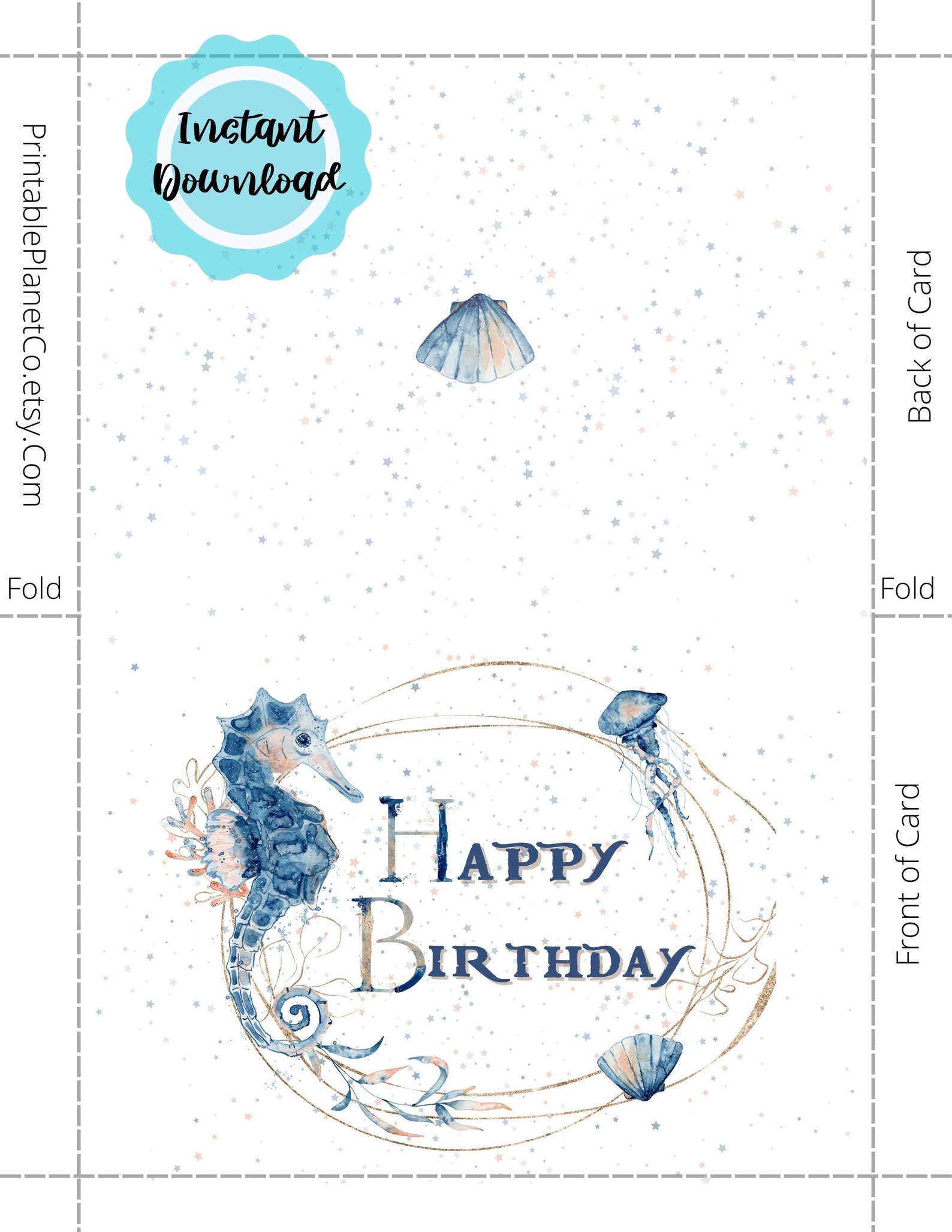 Printable Birthday Card Digital Card Printable Card - Etsy