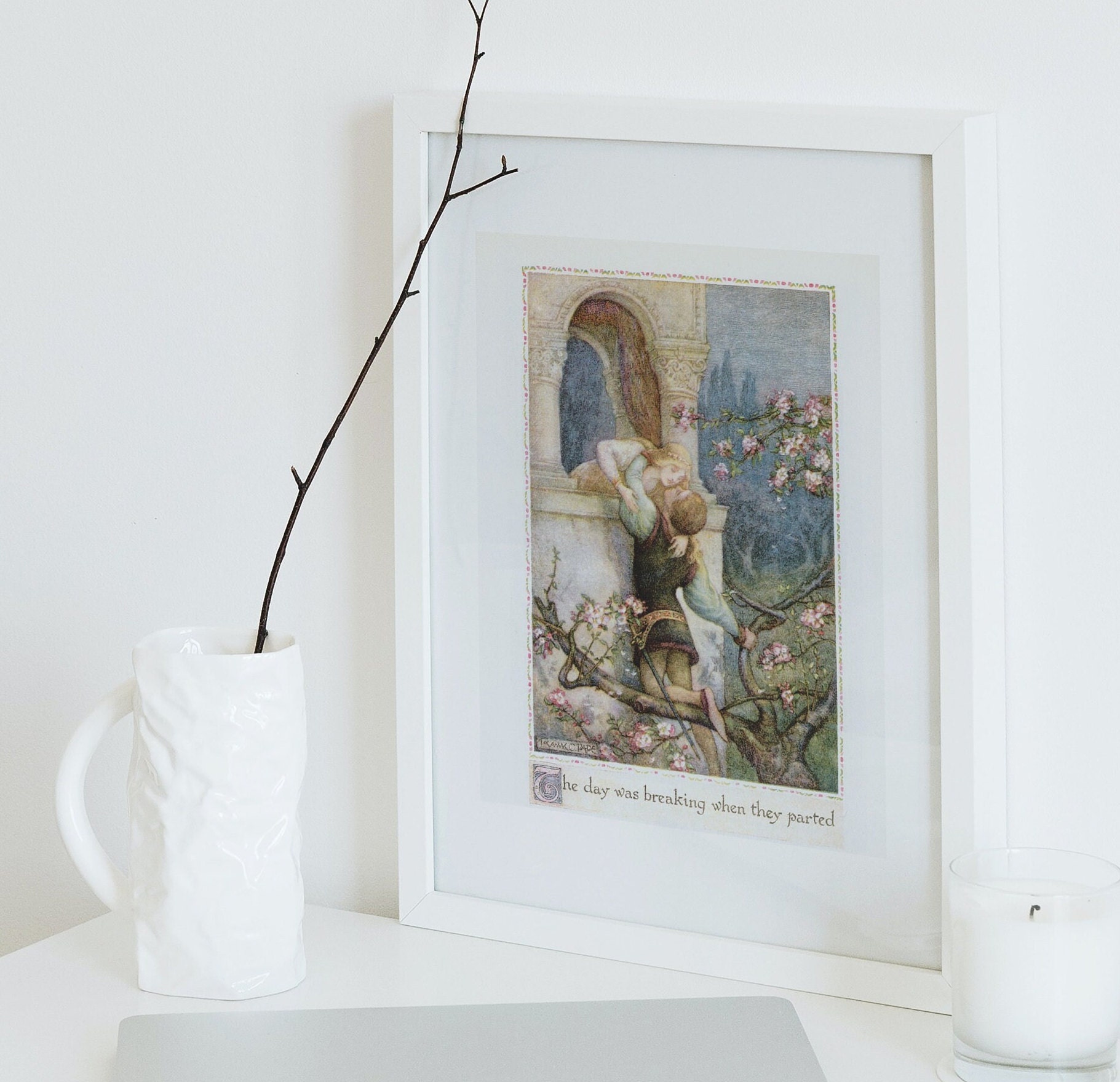 Vintage Digital, Wall Art Image, Download Printable, Romeo and Juliet ...