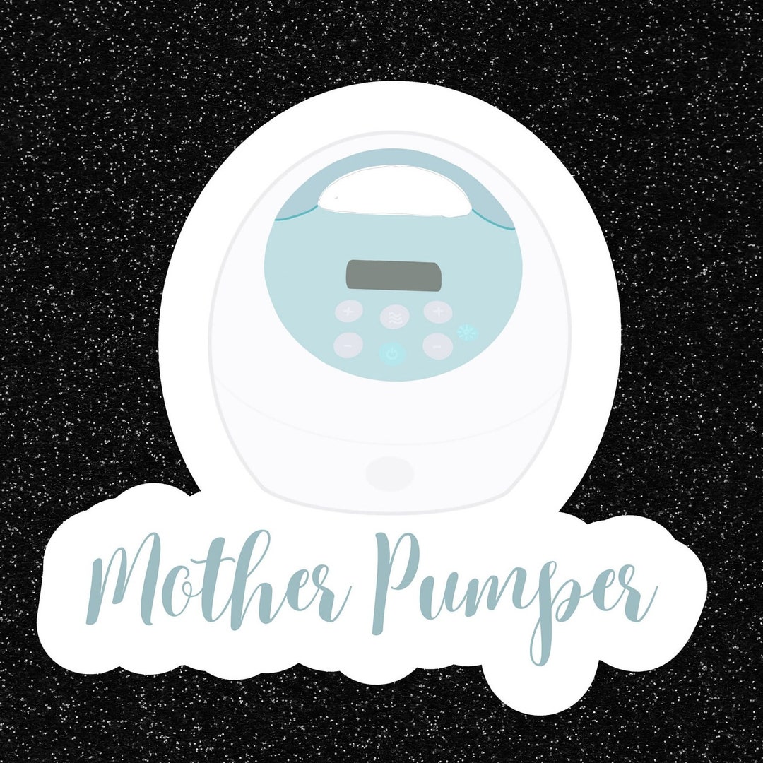 Funny Breastfeeding Mama Sticker Exclusively Pumping Spectra Breast ...