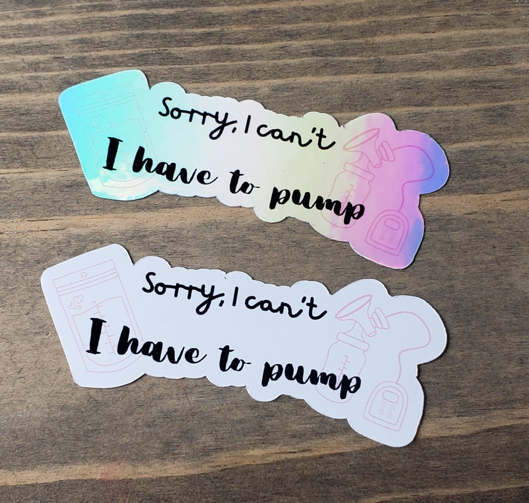 Funny Breastfeeding Mama Sticker Exclusively Pumping Die Cut Gift for ...