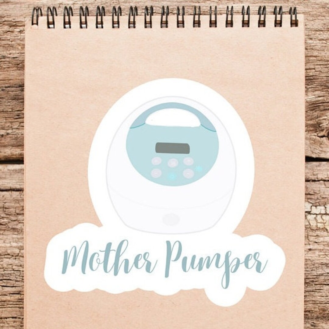 Funny Breastfeeding Mama Sticker Exclusively Pumping Spectra Breast ...