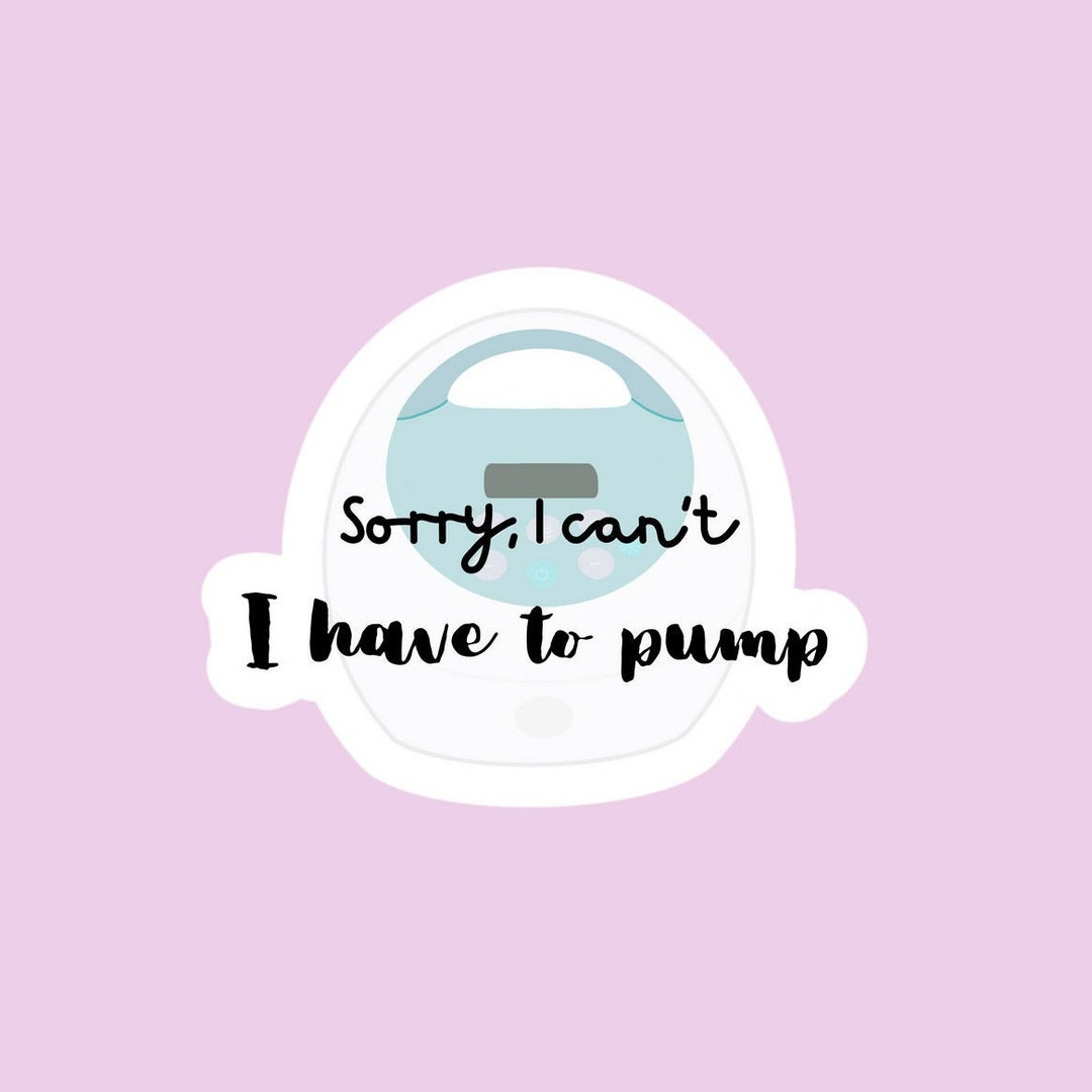 Funny Breastfeeding Mama Sticker Exclusively Pumping Spectra Breast ...