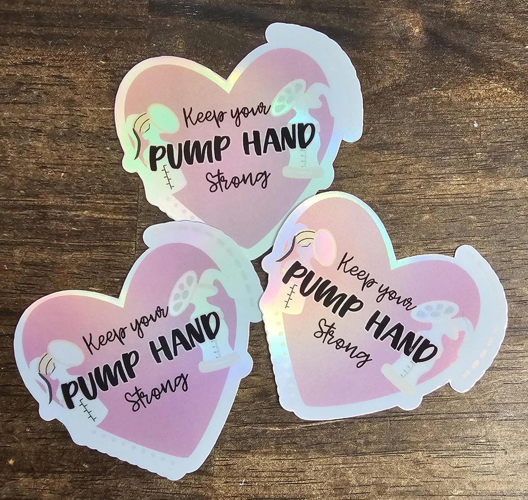 Funny Breastfeeding Mama Sticker Exclusively Pumping Spectra Breast ...