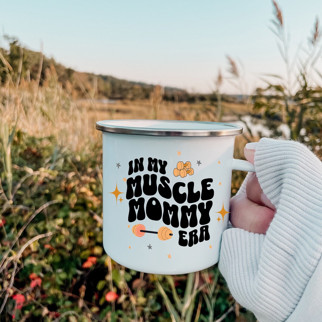 Weightlifting Fit Girl Coffee Mug Muscle Mommy Era Gift for Girls Who ...