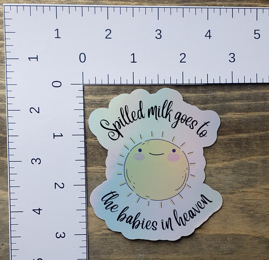 Holographic Breastfeeding Mama Die Cut Waterproof Sticker Gift for Mom ...