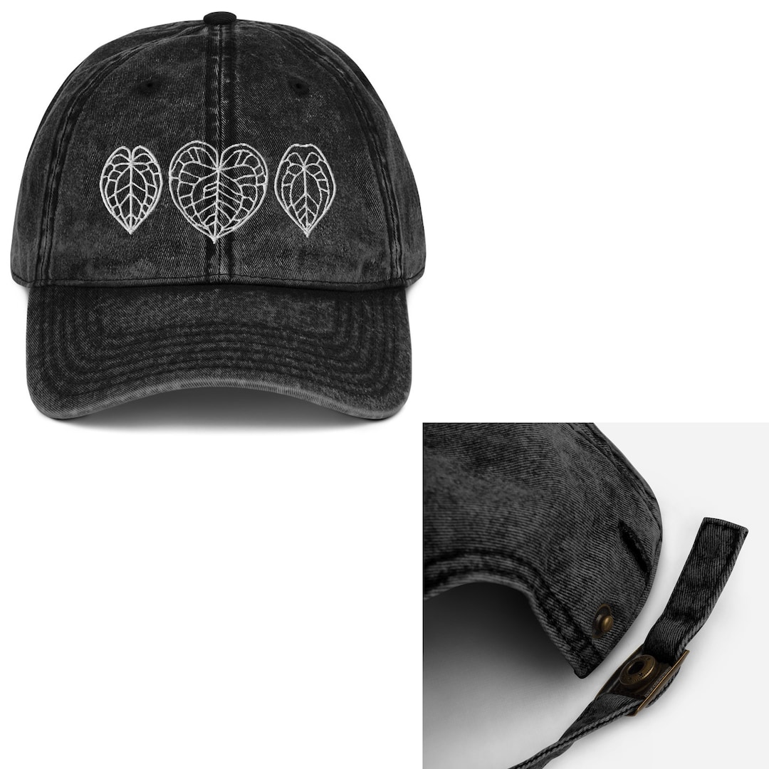 Anthurium Leaf Embroidered Dad Hat Gift for Plant Lovers Aroid Lover ...