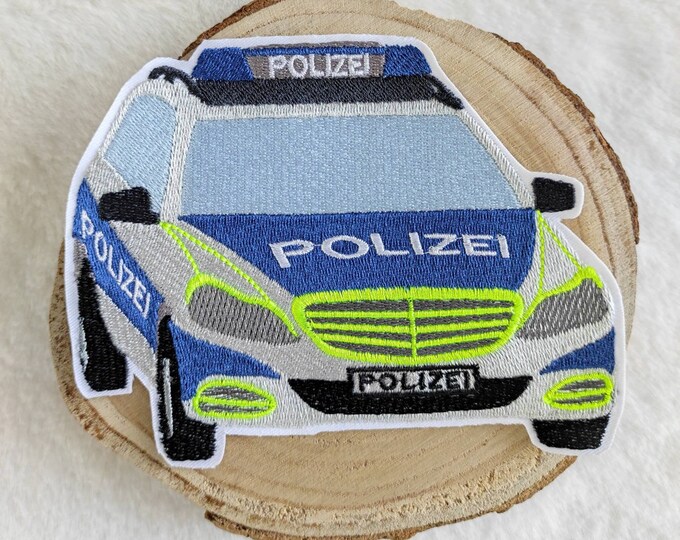 Police Car Police Car Embroidery Application Application for Sewing and ...