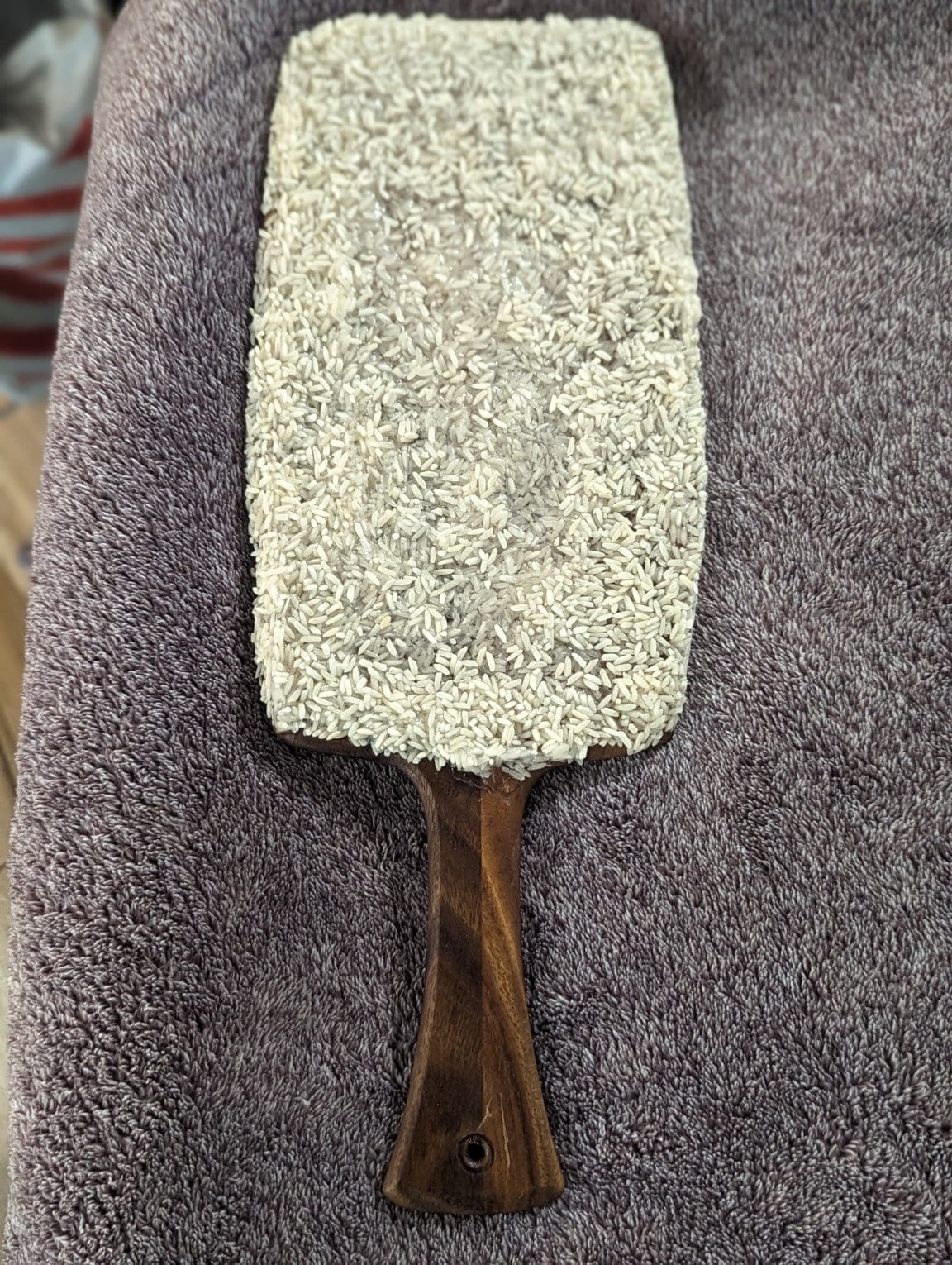 Evil Paddle: Tiny Rocks, Shells, Rice - Longer Handle Available - Etsy