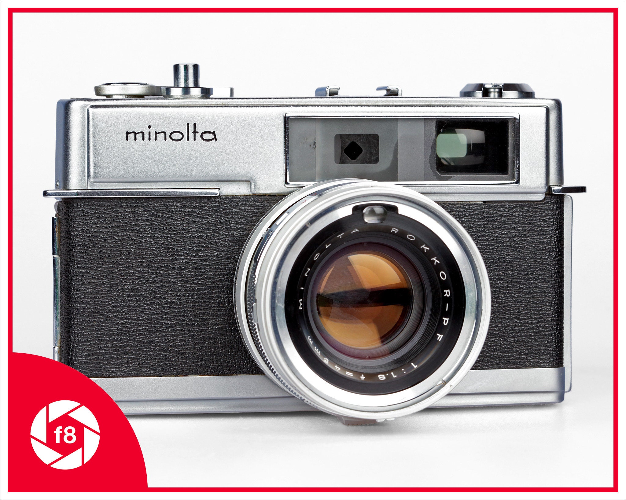 Minolta Hi-matic 7 Rangefinder Film Camera W/ Rokkor PF 45mm F/1.8 - Etsy