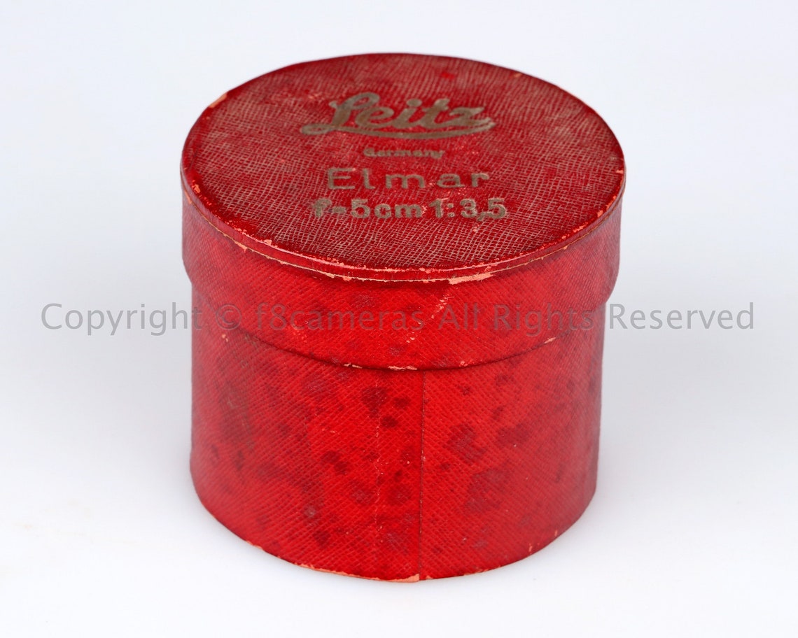 Genuine Leica Leitz Empty Red Box for Leica Elmar 5cm F3.5 - Etsy