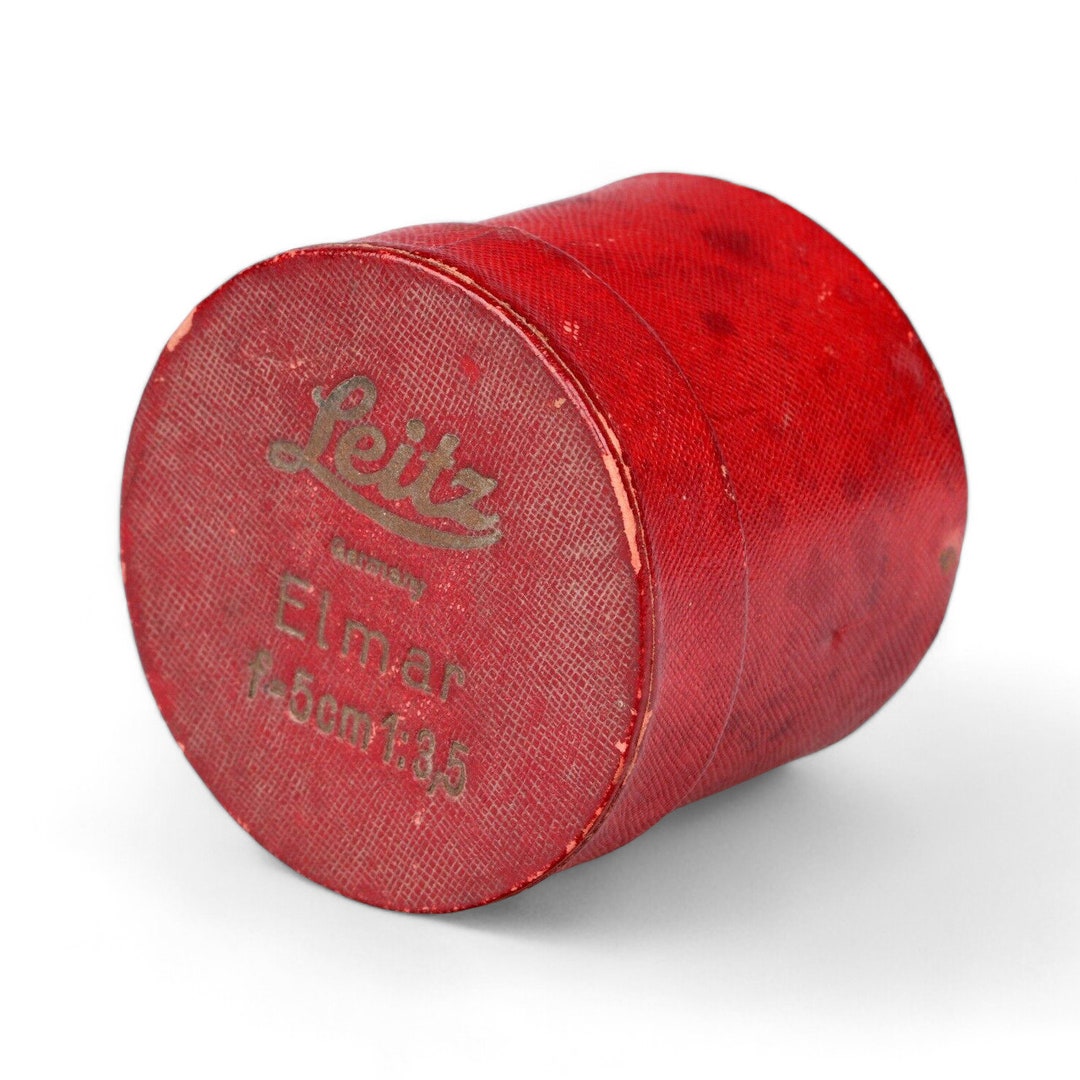 Genuine Leica Leitz Empty Red Box for Leica Elmar 5cm F3.5 50mm Lens ...