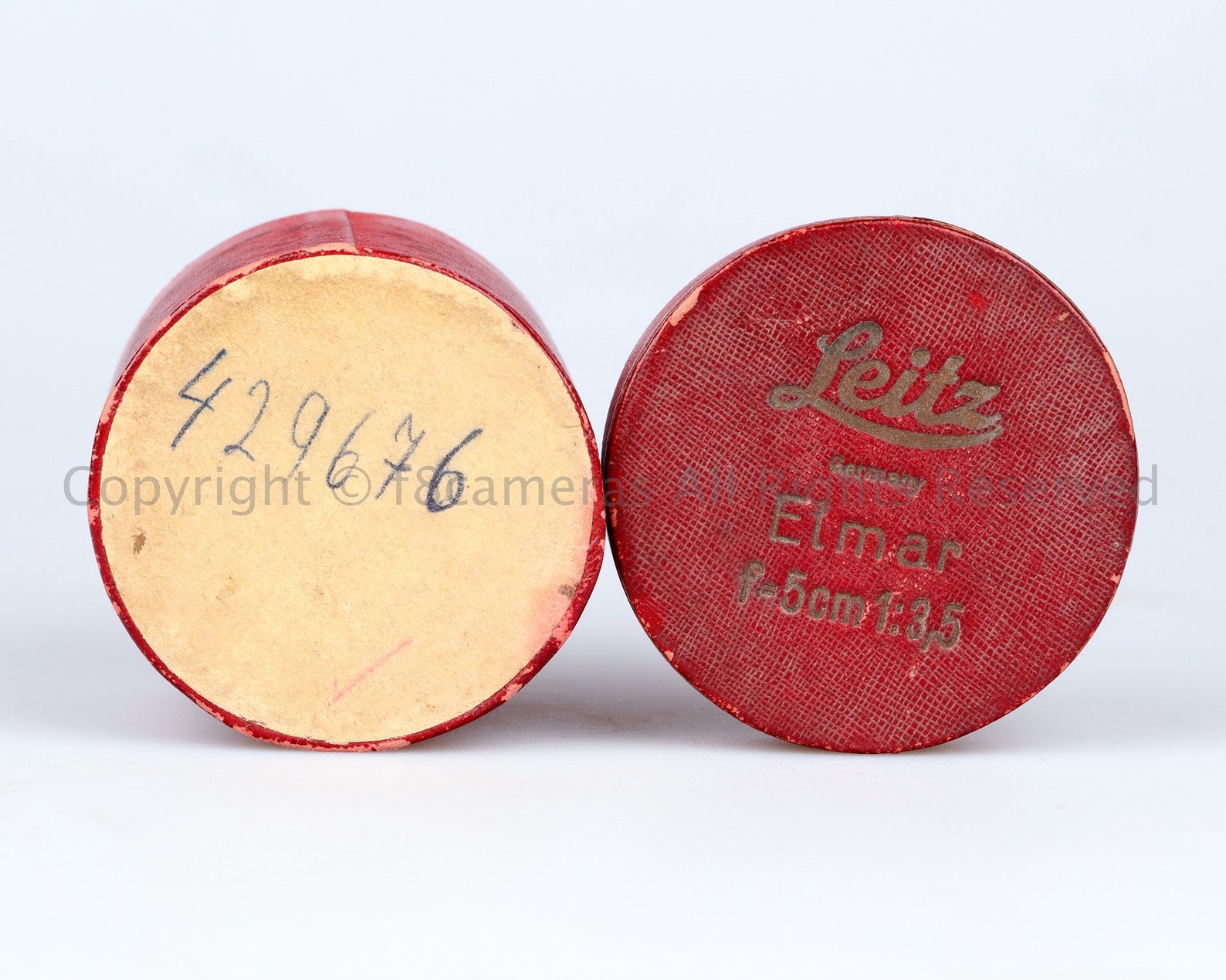Genuine Leica Leitz Empty Red Box for Leica Elmar 5cm F3.5 - Etsy