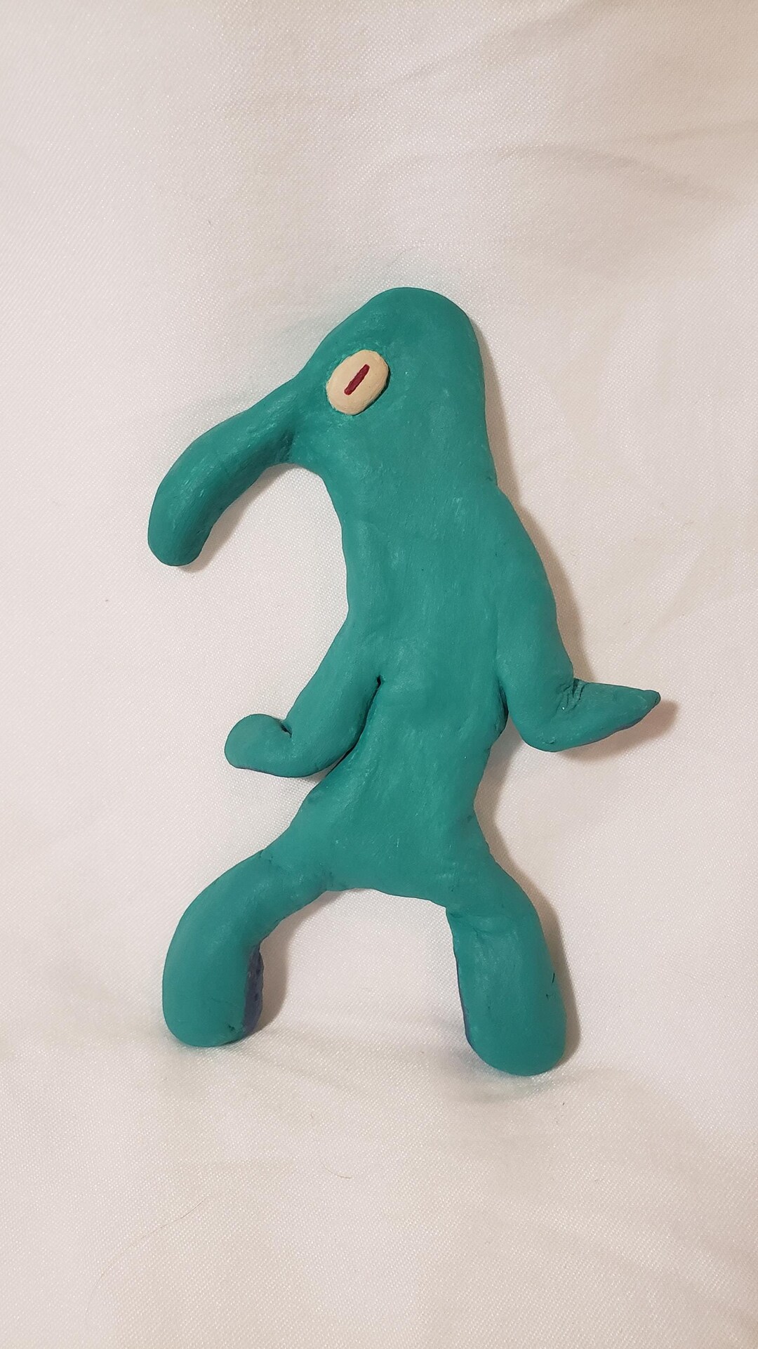Bold and Brash, Squidward Clay Figurine - Etsy UK