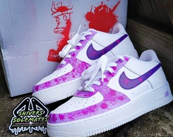 Purple Nike Shoes | Etsy