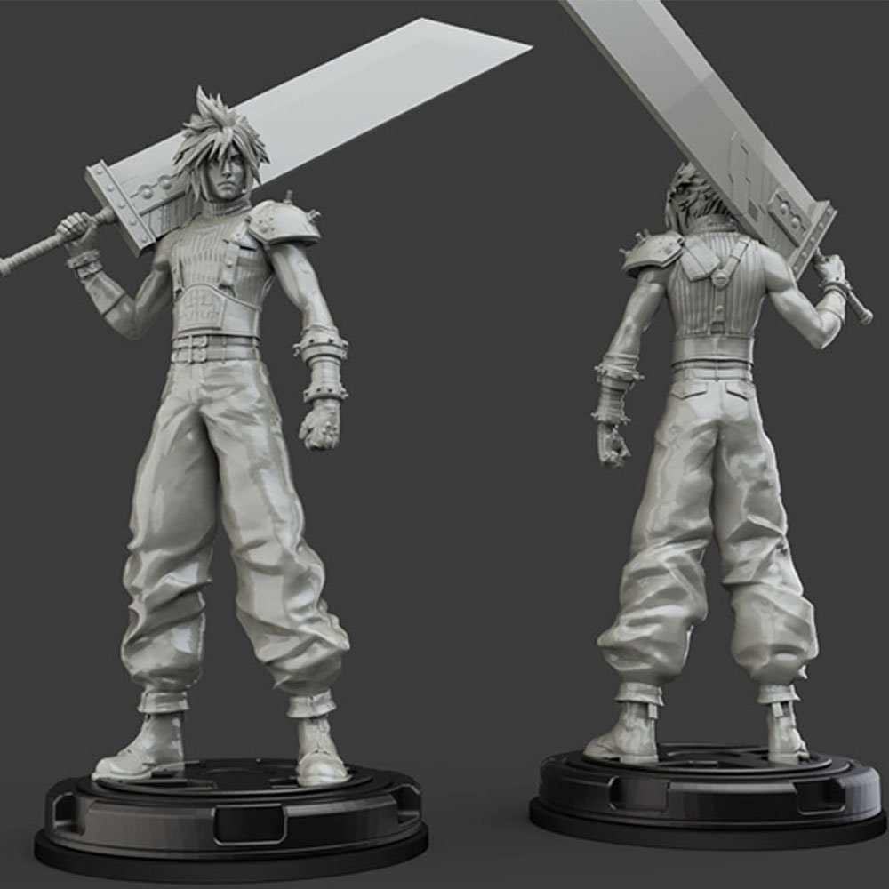 Righteous Cloud Strife FF7 Standard+cute Split STL 3D Model Print - Etsy