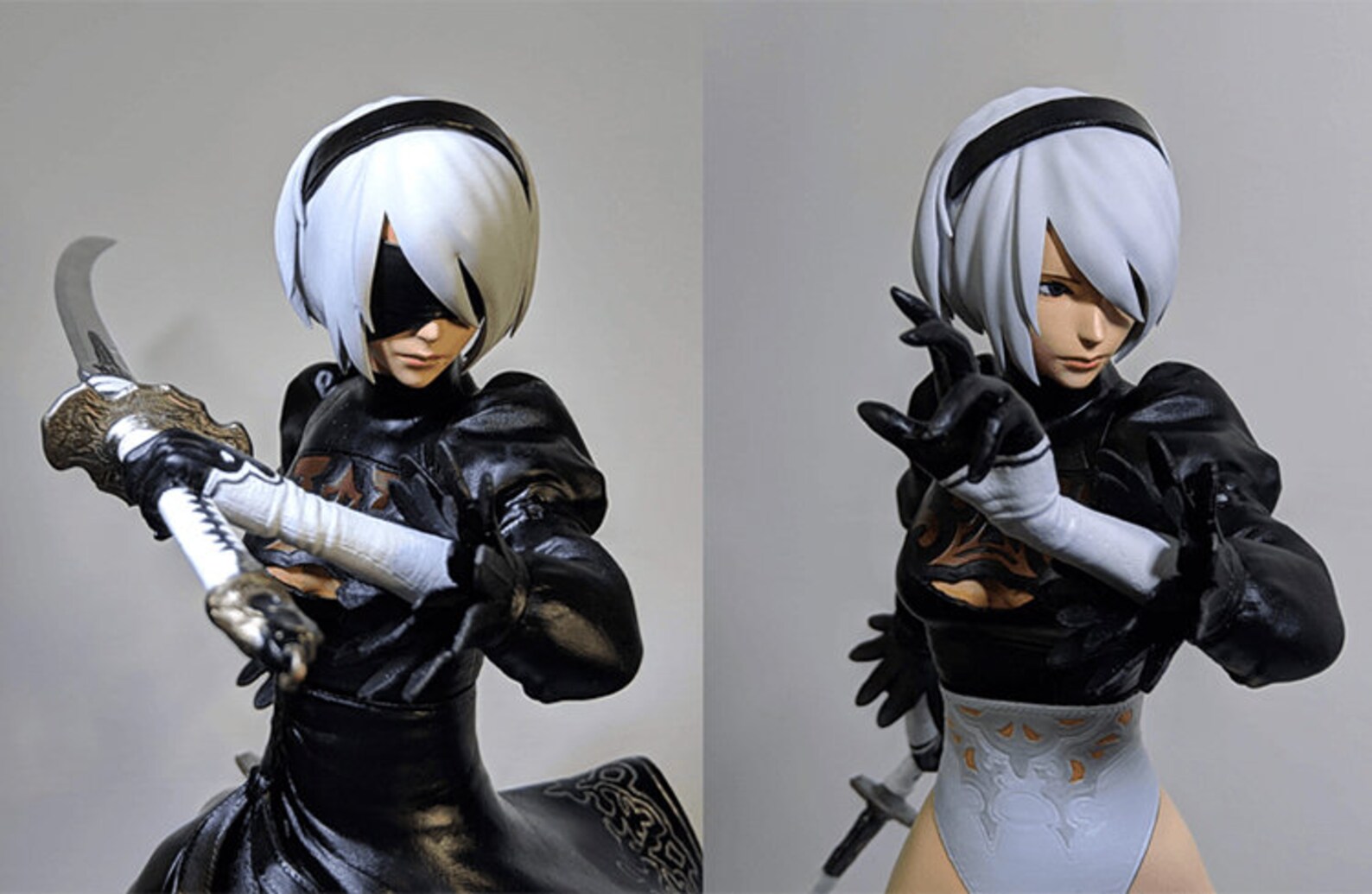 Sexy 2B Nier Yorha With Sword Split STL 3D Model Print - Etsy UK