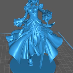 Fate Saber With Sword Whole STL 3D Model Print - Etsy