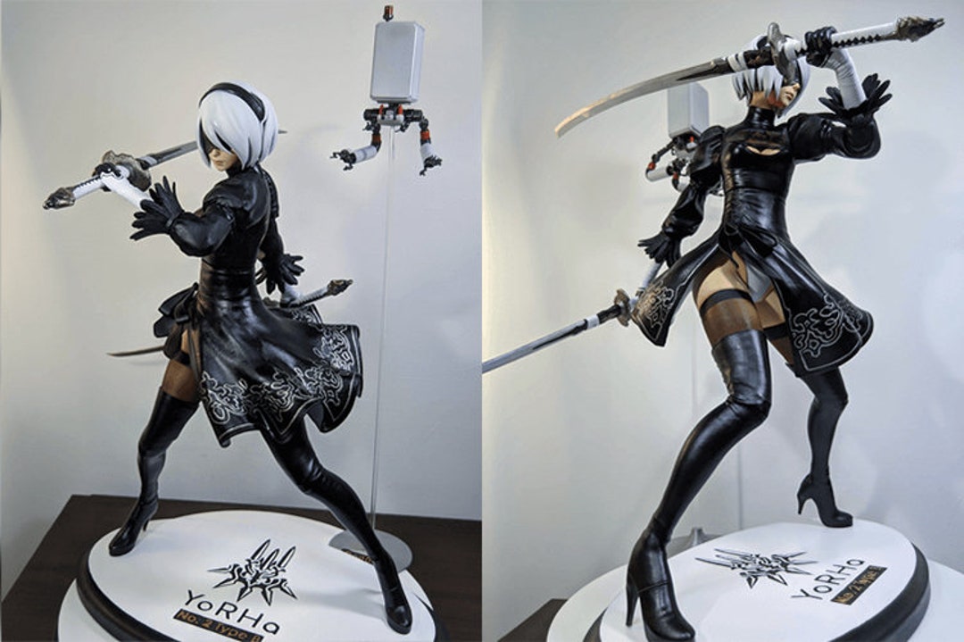 Sexy 2B Nier Yorha With Sword Split STL 3D Model Print - Etsy