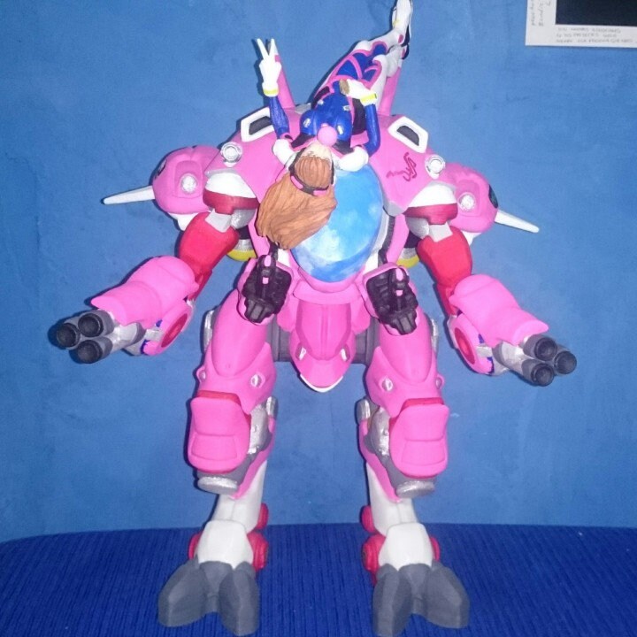 Dva Overwatch Meka Game Role Split STL 3D Model Print - Etsy
